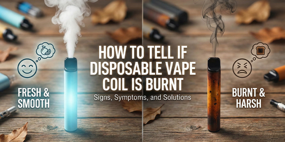 Burnt Disposable Vape Coil: How to Tell & What to Do — EJV Distro