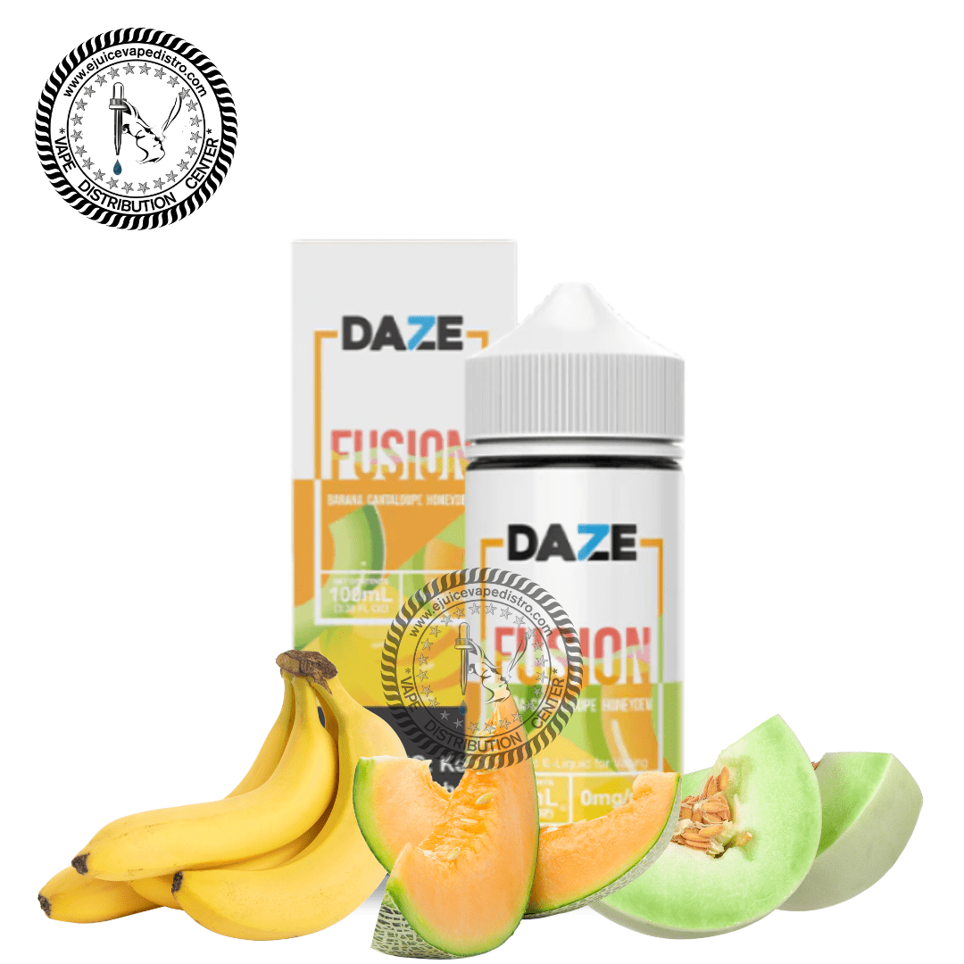 Banana Cantaloupe Honeydew by 7 Daze Fusion 100ML – EJV Distro