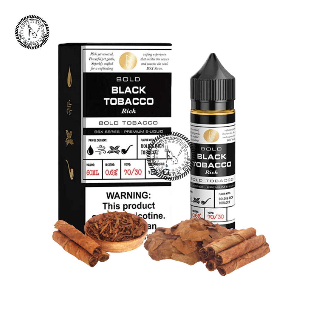 Black Tobacco by Glas Basix Series 60ML — EJV Distro