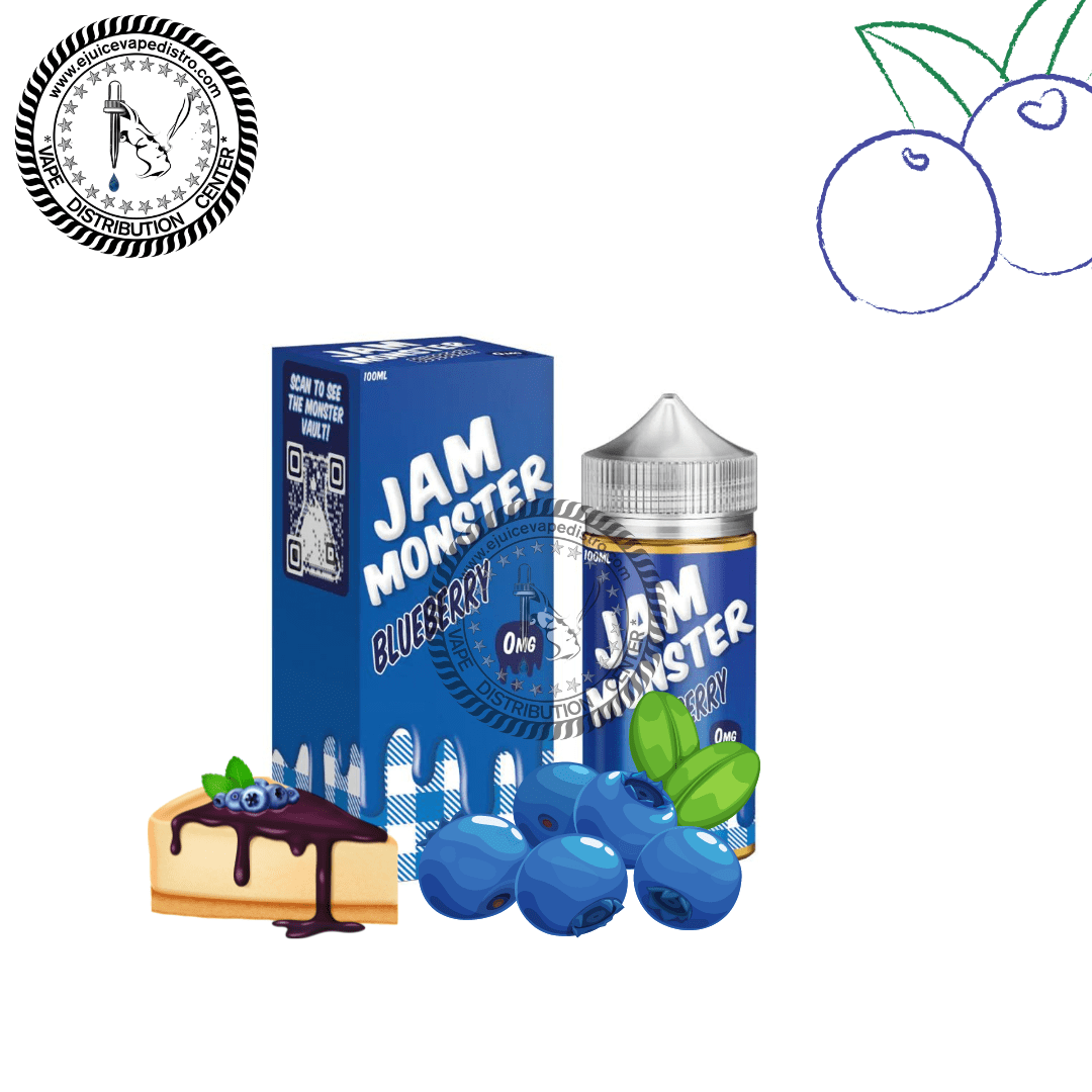 Jam Monster Blueberry Vape Juice 100ML — EJV Distro