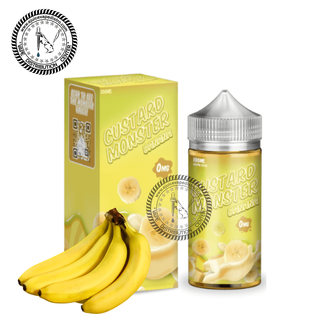 Custard Monster Banana Custard Vape Juice by Jam Monster 100ML — EJV Distro