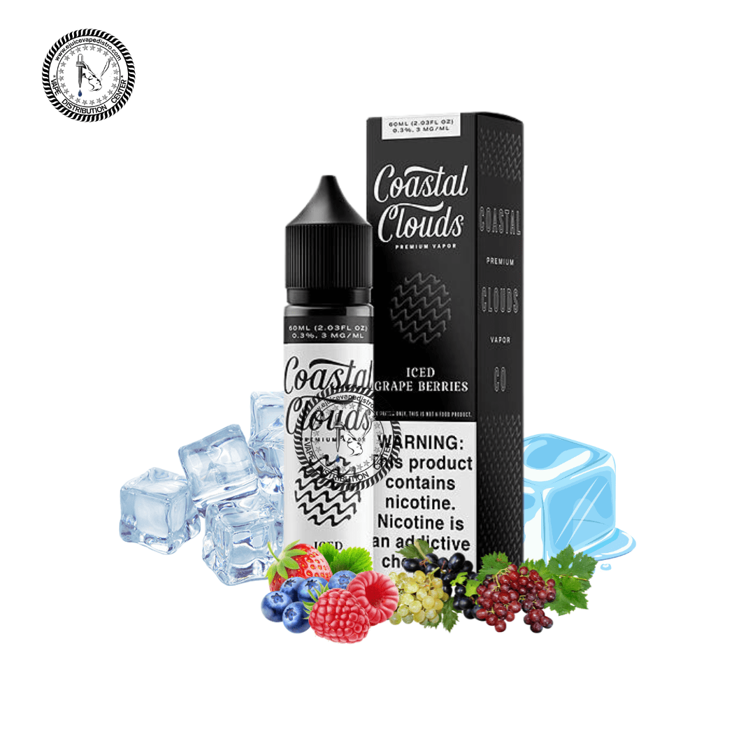 ICED Grape Berries Vape Juice by Coastal Clouds 60ML E-Liquid – EJV Distro