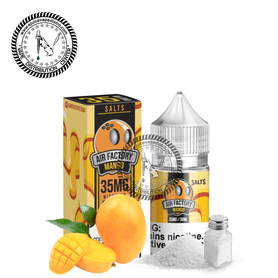 Juicy Tropical Mango Check The Mango Factory Salts - 30ml Ice Air