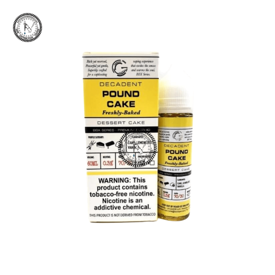Pound Cake Vape Juice by Glas Basix Series 60ML – EJV Distro