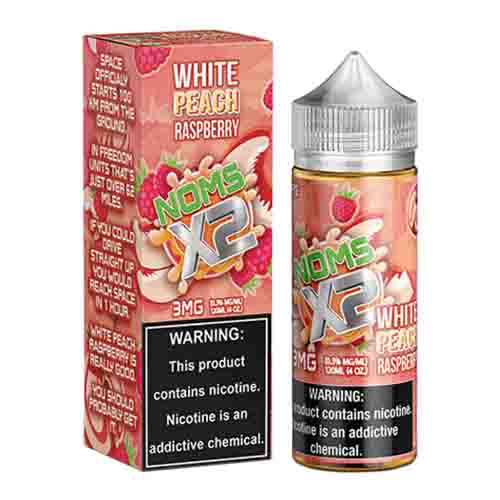 White Peach Raspberry by Noms X2 120ML — EJV Distro